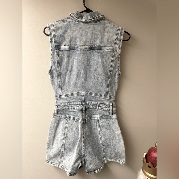 Guess | Pants & Jumpsuits | Vintage Guess Denim Romper | Poshmark